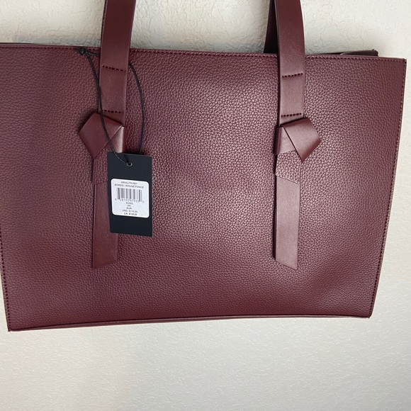 Rachel Zoe | Bags | Nwt Curateur Rachel Zoe Burgundy Tote | Poshmark